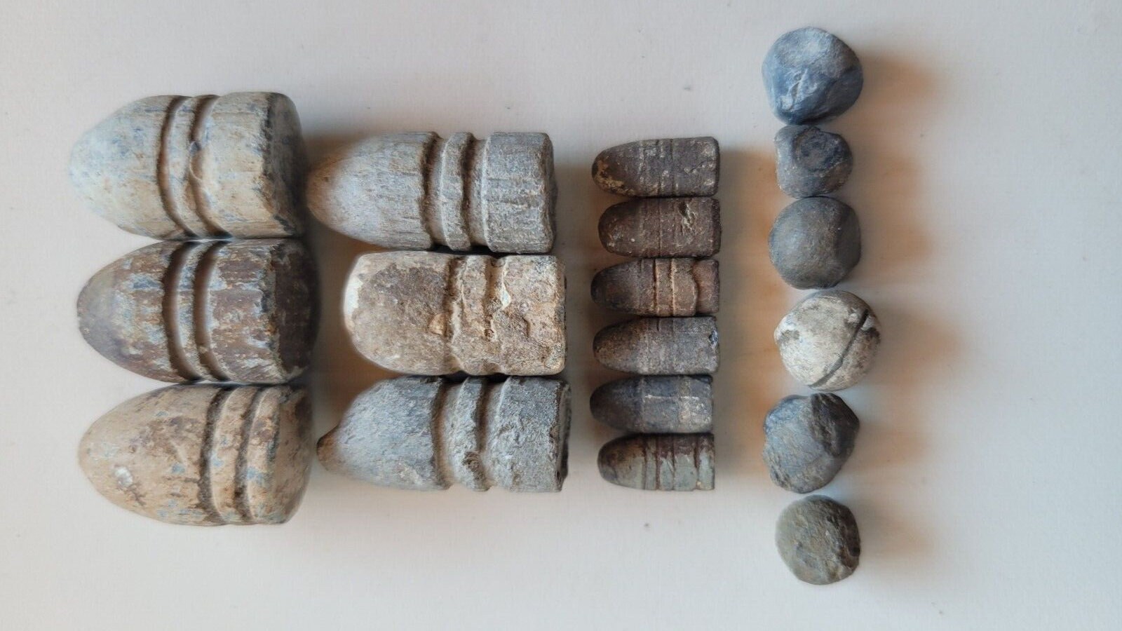 Antique Rifle-musket Bullets, Lead Minie, War 1853-1856, and Other ...