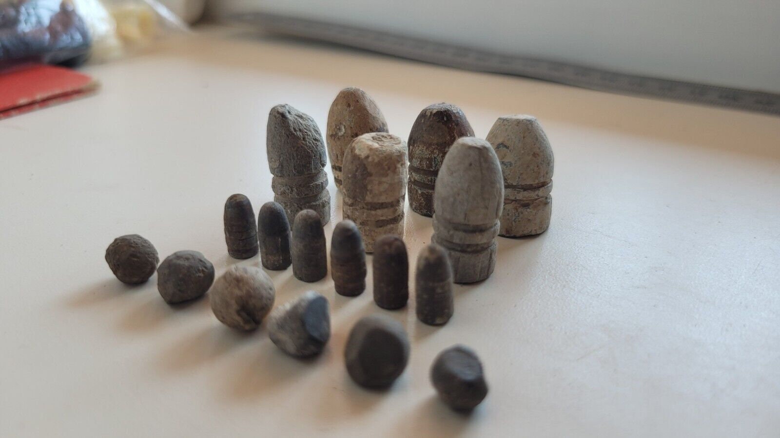 Antique Rifle-musket Bullets, Lead Minie, War 1853-1856, and Other ...