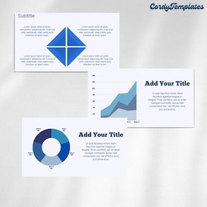Blue Powerpoint Template Modern Minimal Futuristic Business Powerpoint ...