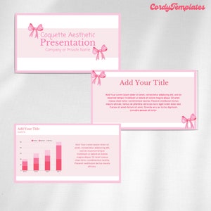 Mini Coquette Aesthetic Powerpoint Template Canva Presentation ...