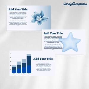 Blue Powerpoint Template Modern Minimal Futuristic Business Powerpoint ...