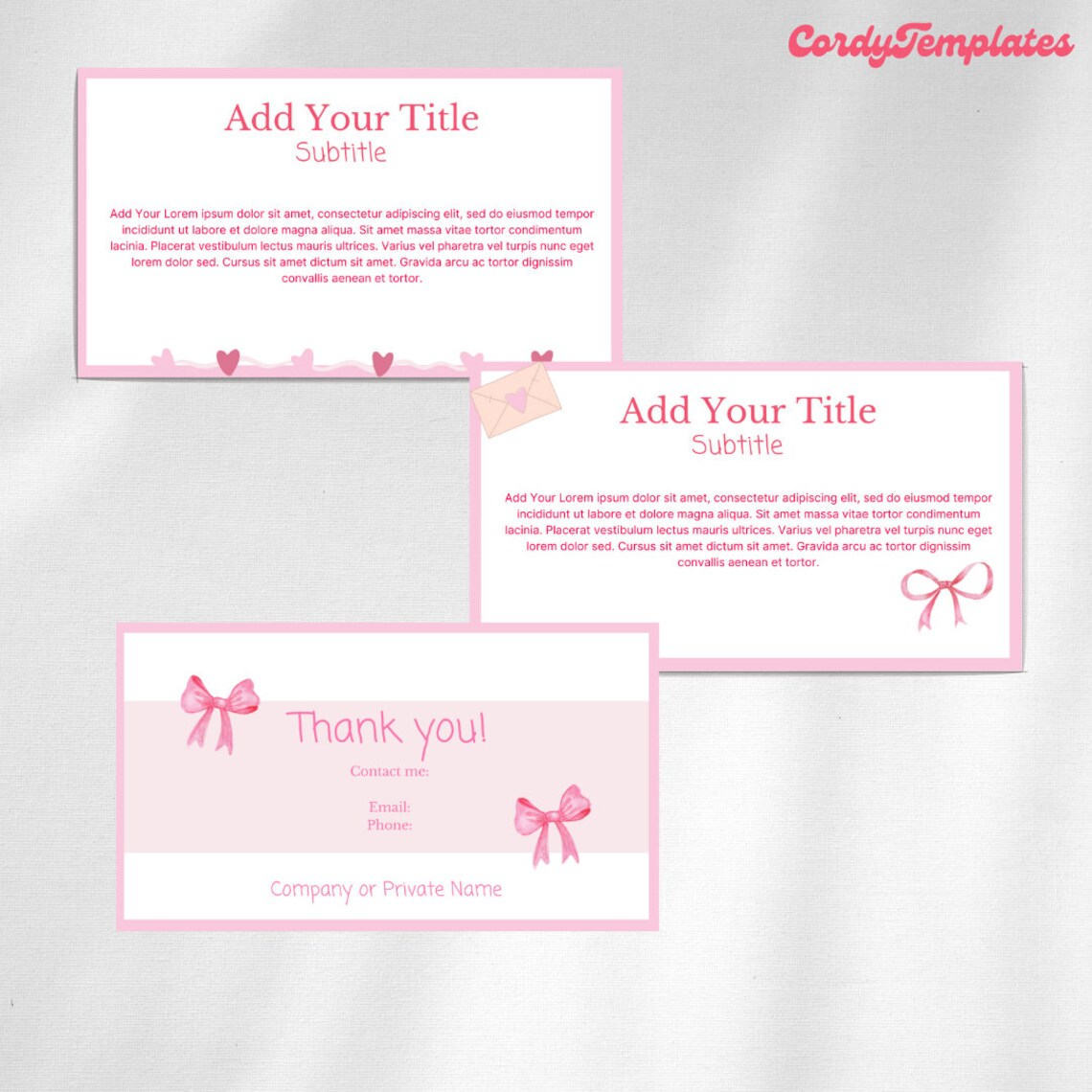 Mini Coquette Aesthetic Powerpoint Template Canva Presentation ...