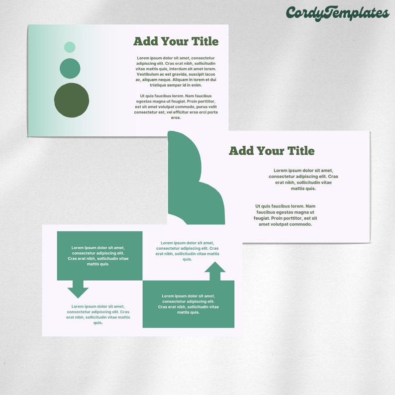 Powerpoint Template Green Modern Futuristic Business Presentation ...