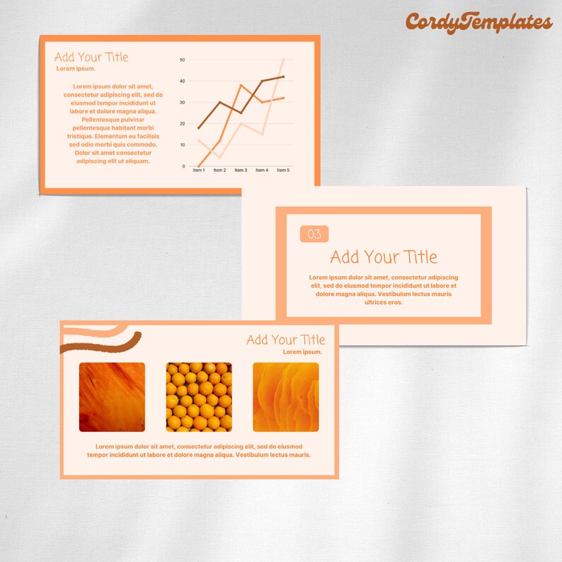 Powerpoint Template Bright Orange Business Powerpoint Presentation ...