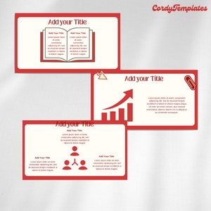 Powerpoint Template Professional Red Marketing Business Academic School ...