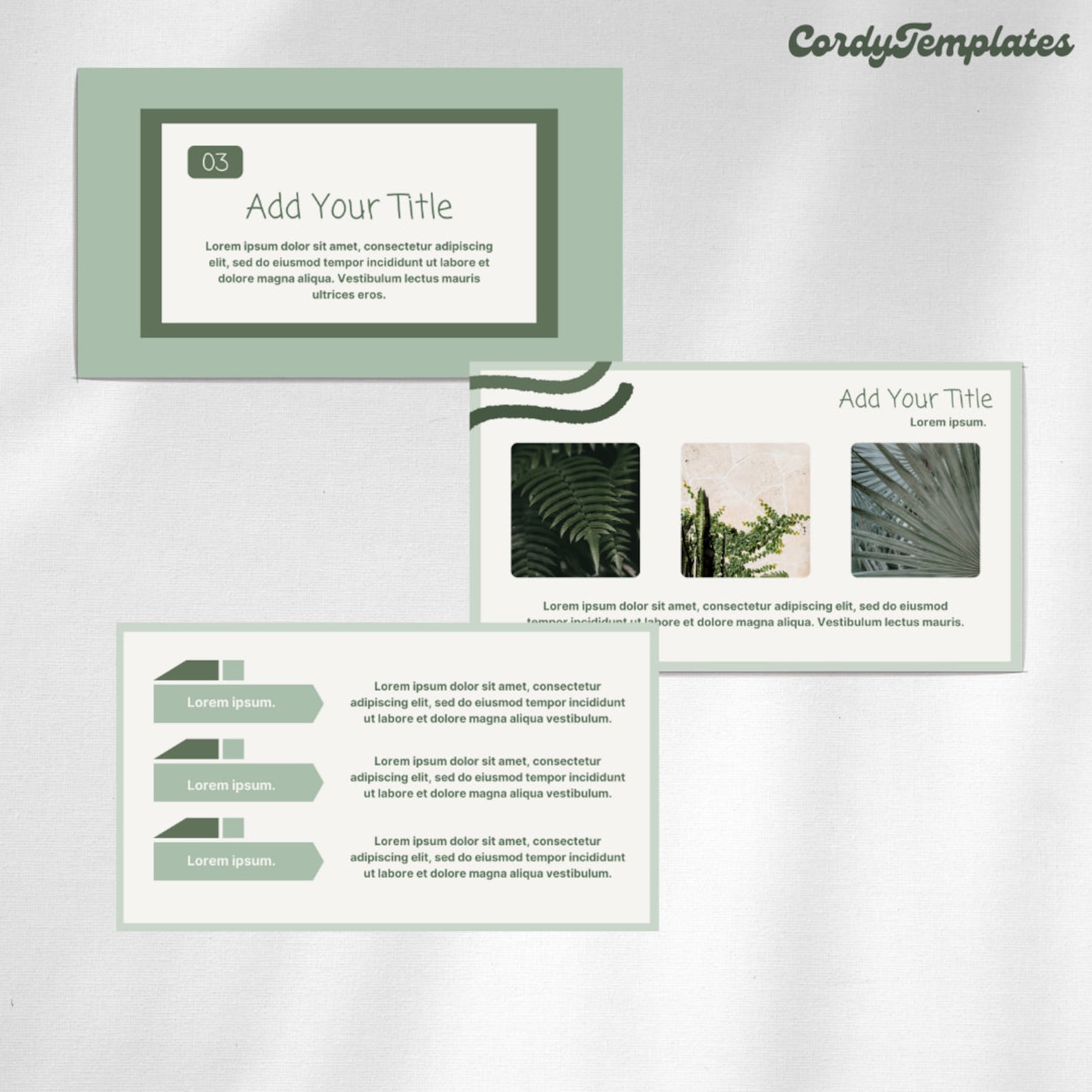 Powerpoint Template Minimal Green Business Presentation Powerpoint ...
