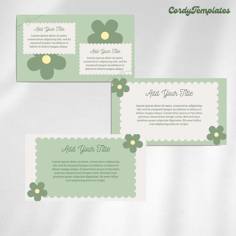 Powerpoint Template Professional, Unique and Pretty Sage Business and ...