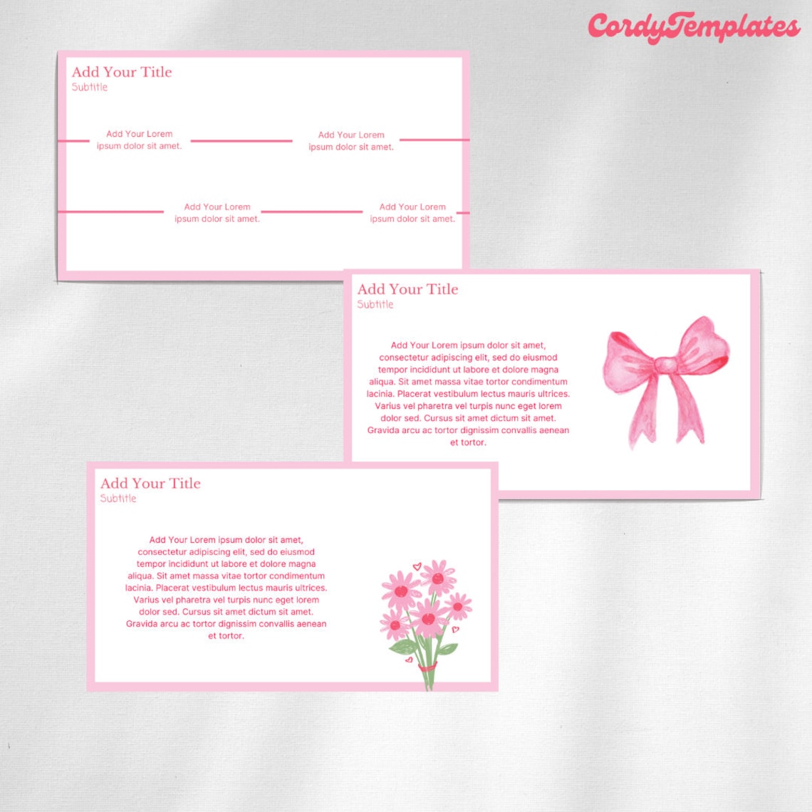 Mini Coquette Aesthetic Powerpoint Template Canva Presentation ...