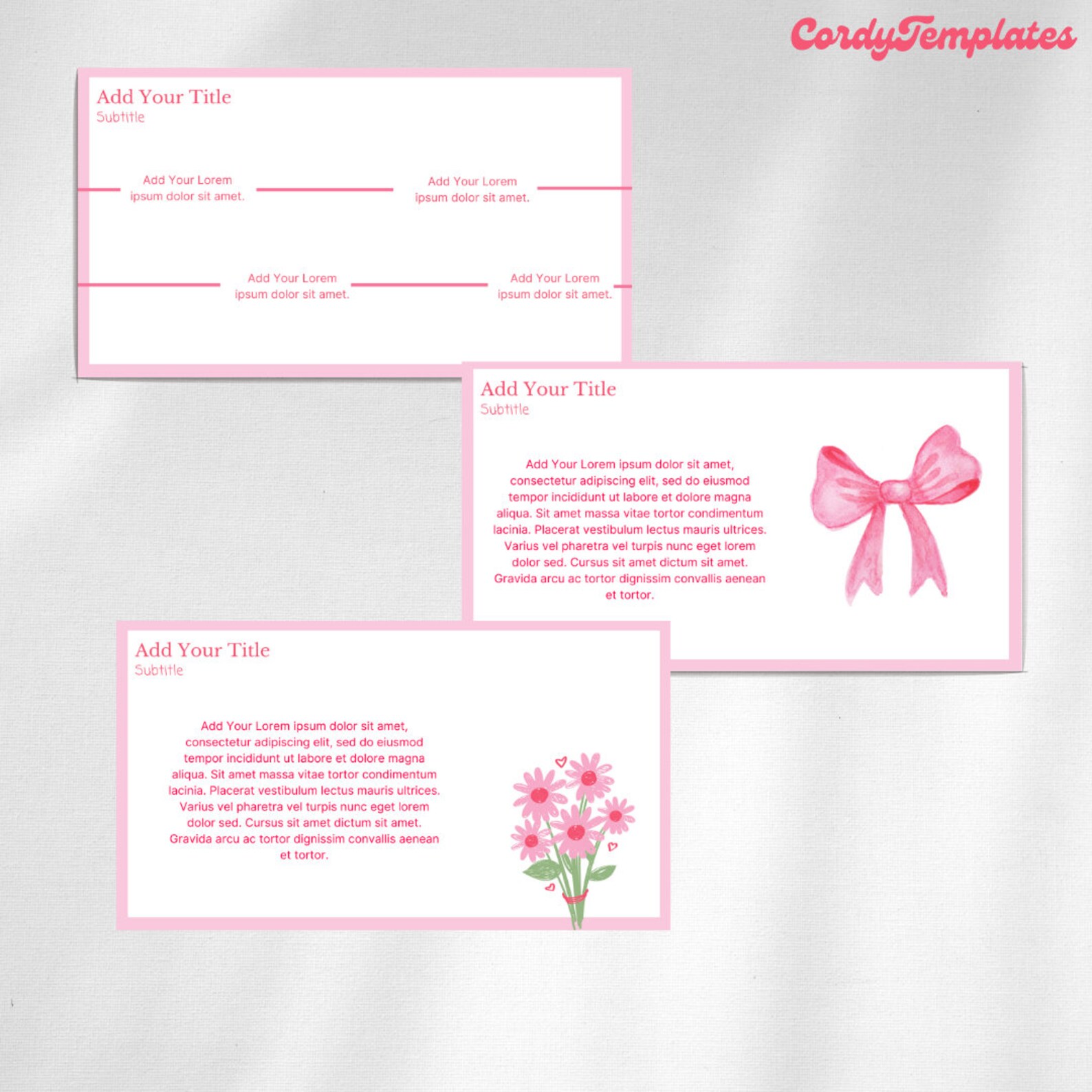 Mini Coquette Aesthetic Powerpoint Template Canva Presentation ...