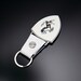 White Custom Ferrari Keychain, Made of Titanium, Fiorano, Spider, Enzo ...