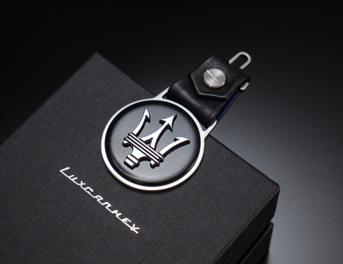 Titanium Black Maserati Keychain Spyder Gran Turismo 350 GT Present ...