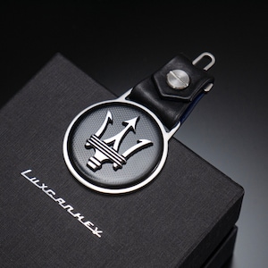 Titanium Black Maserati Keychain Spyder Gran Turismo 350 GT Present ...