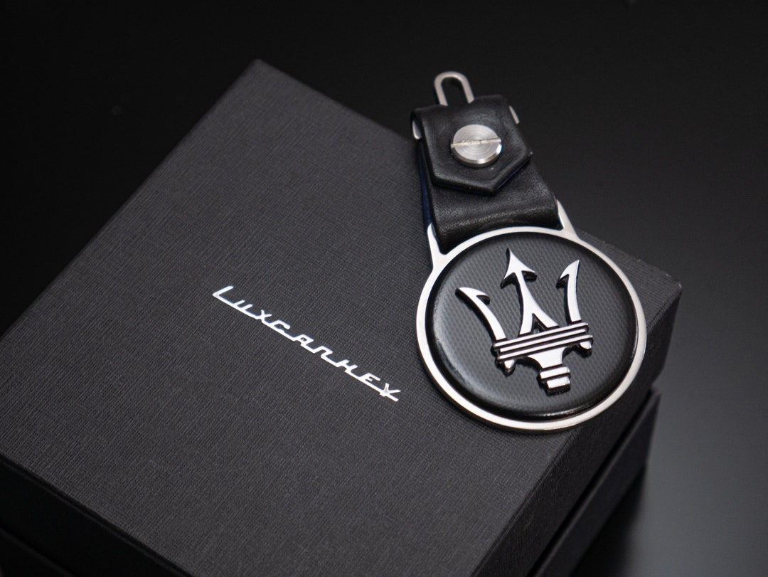 Titanium Black Maserati Keychain Spyder Gran Turismo 350 GT Present ...