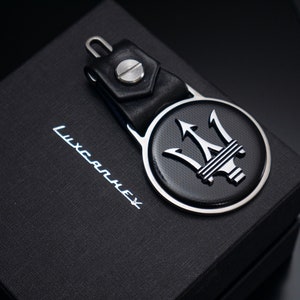 Titanium Black Maserati Keychain Spyder Gran Turismo 350 GT Present ...
