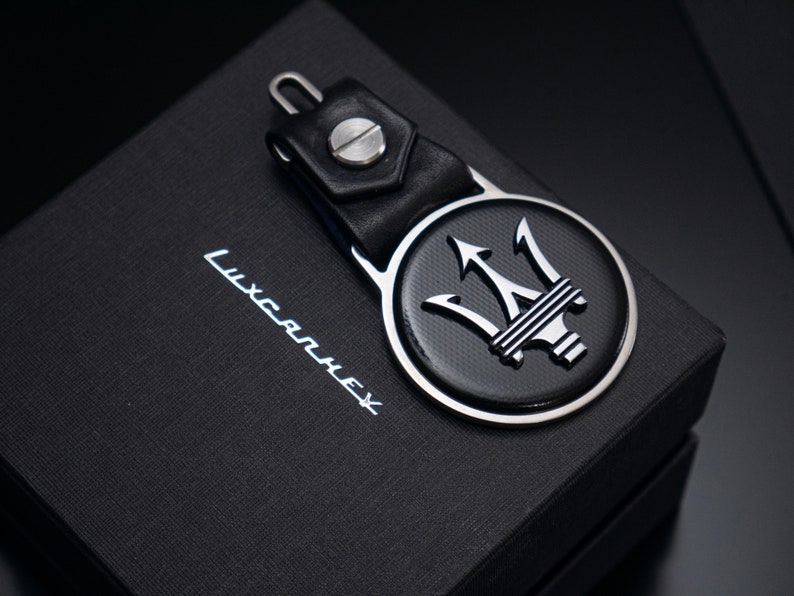 Titanium Black Maserati Keychain Spyder Gran Turismo 350 GT Present ...