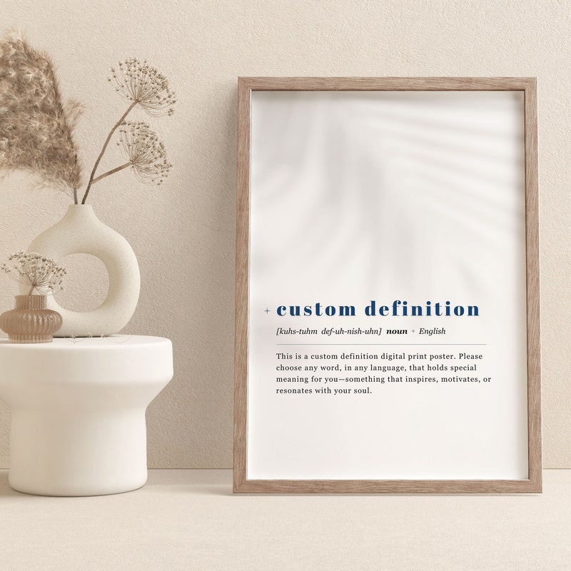 Word Definitions - Etsy