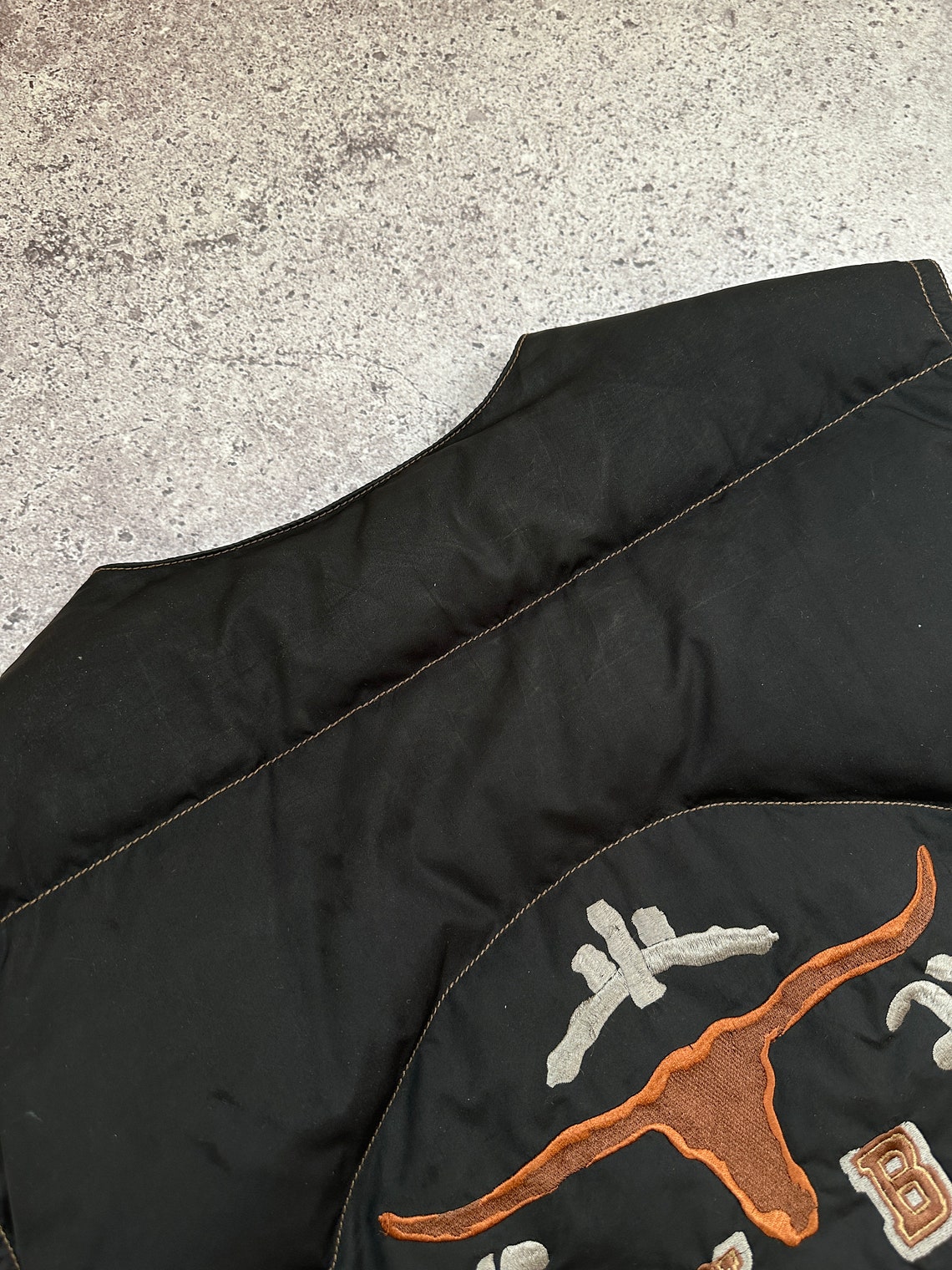 Bogner Vintage Mountain Tribe Native Embroidered Puffer Black Vest - Etsy