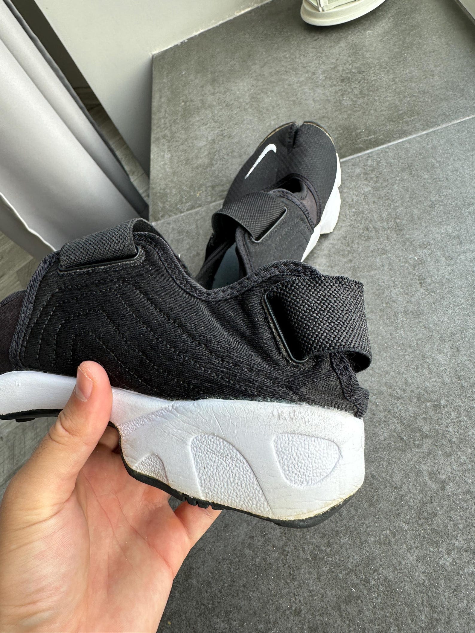 Nike Air Rift Men's Black Swoosh Shoes - Etsy