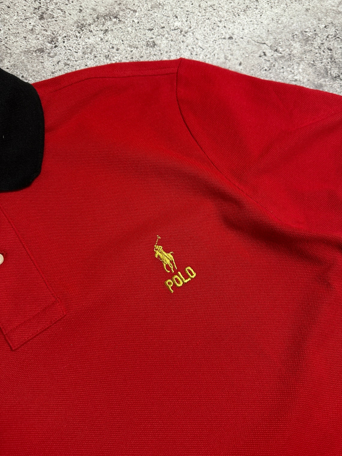 Polo Ralph Lauren Red Men’s Logo Polo T Shirt - Etsy