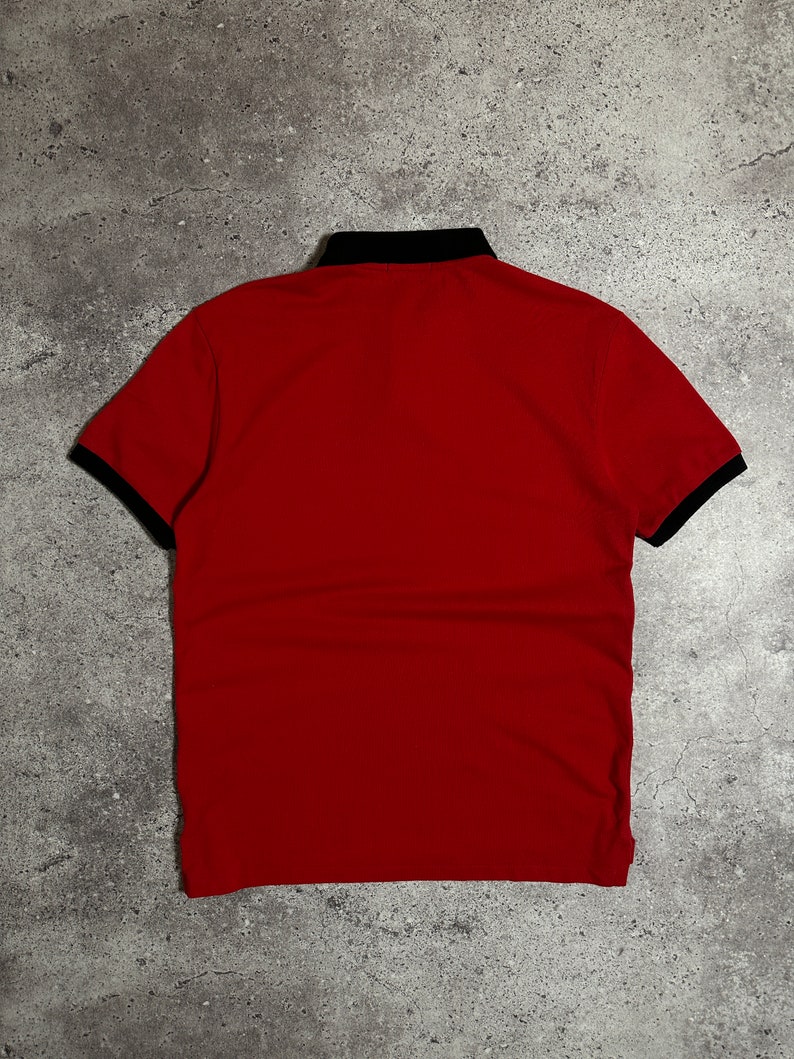 Polo Ralph Lauren Red Men’s Logo Polo T Shirt - Etsy