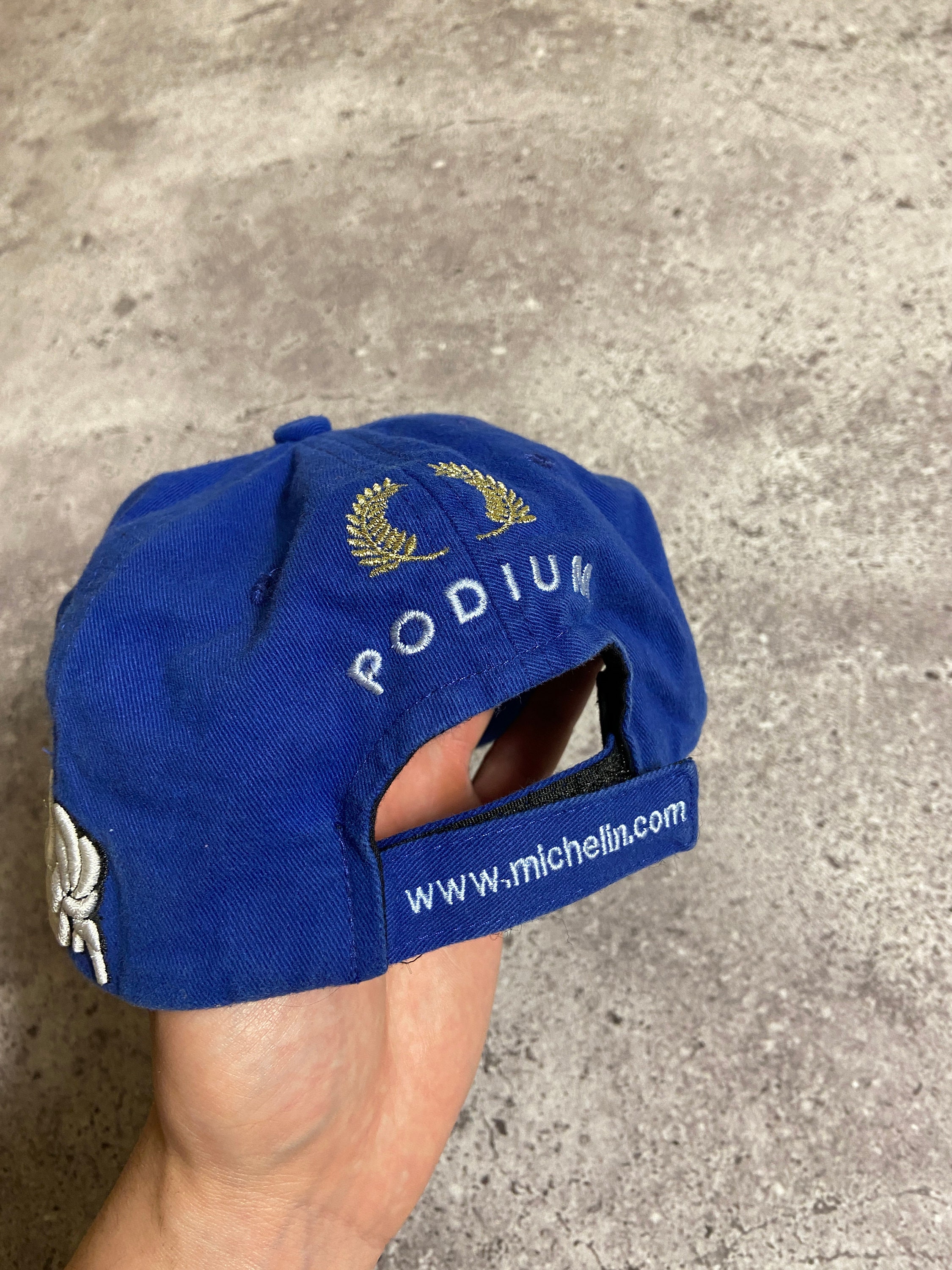 Michelin Motorsports Vintage Rare Mens Blue Yellow Cap - Etsy