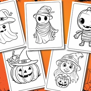 Halloween Colouring Pages - Kids Printable Pages - Kids Halloween ...