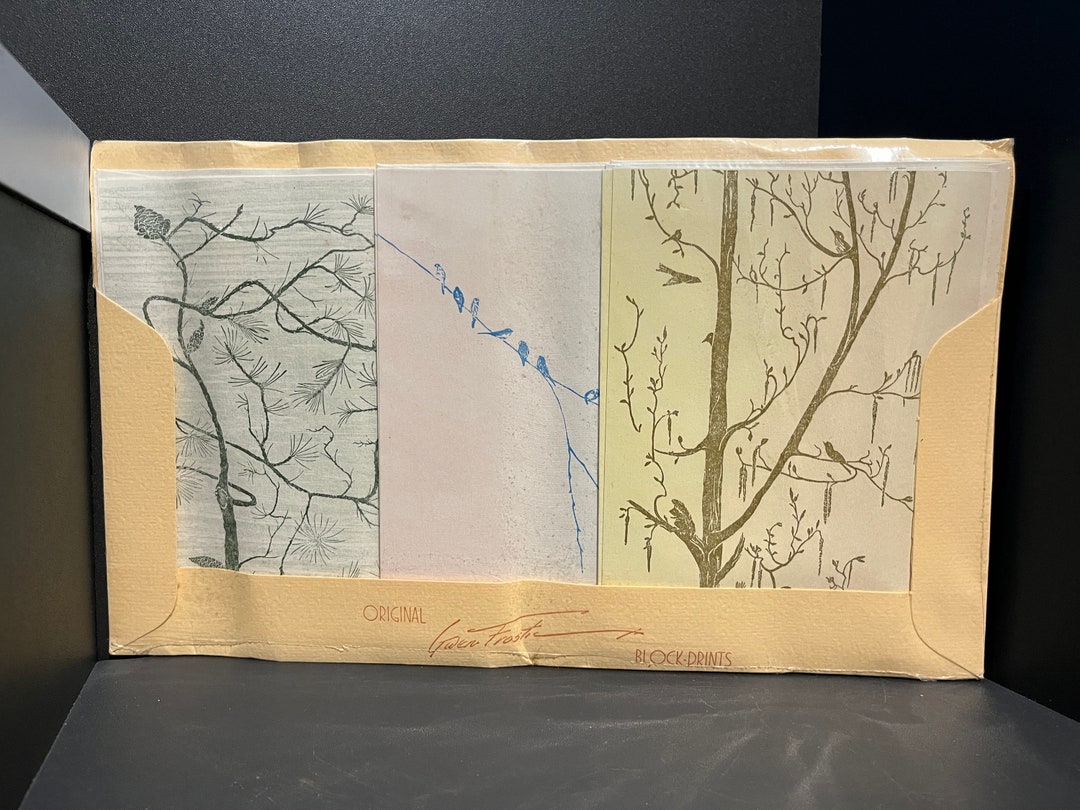 Gwen Frostic Original Block Prints 24 Assorted Large - Etsy