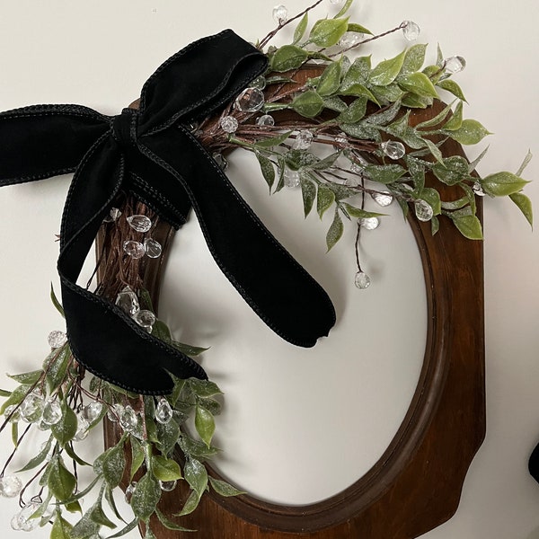 Christmas Wreath Picture Frame - Etsy