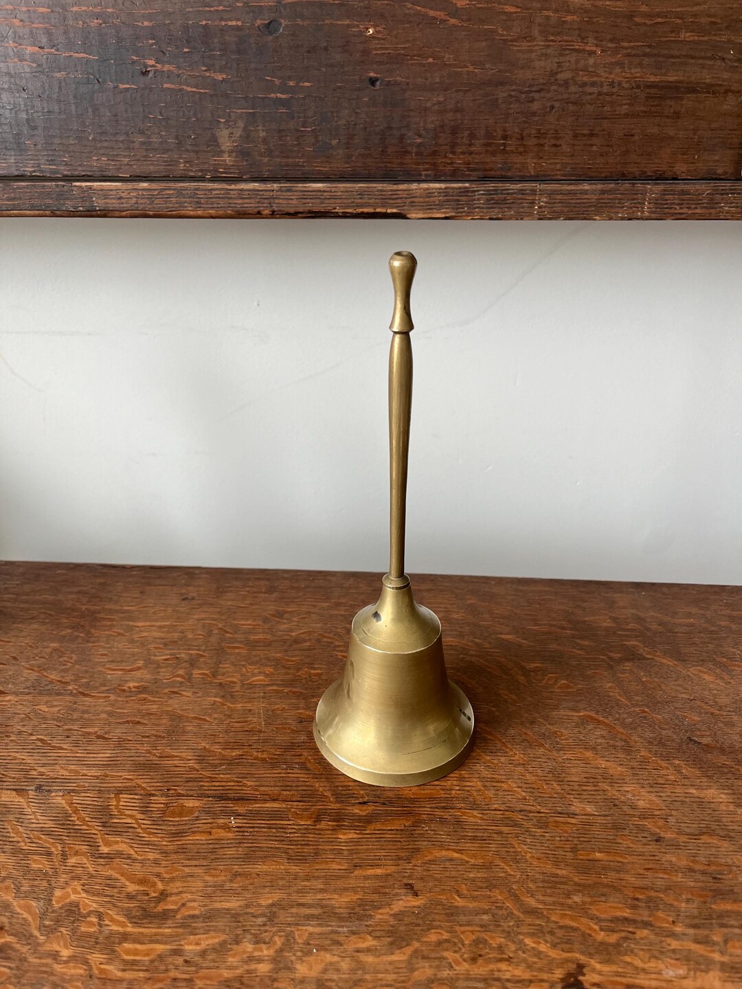 Solid Brass Bell Dinner Bell Old Brass Vintage Decor Collectible Brass ...