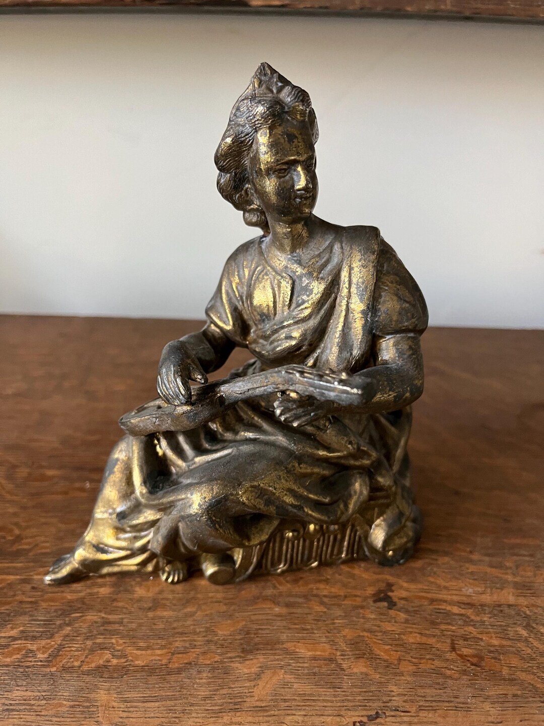 Vintage Ansonia Spelter Style Clock Topper, Antique Baroque, Victorian ...