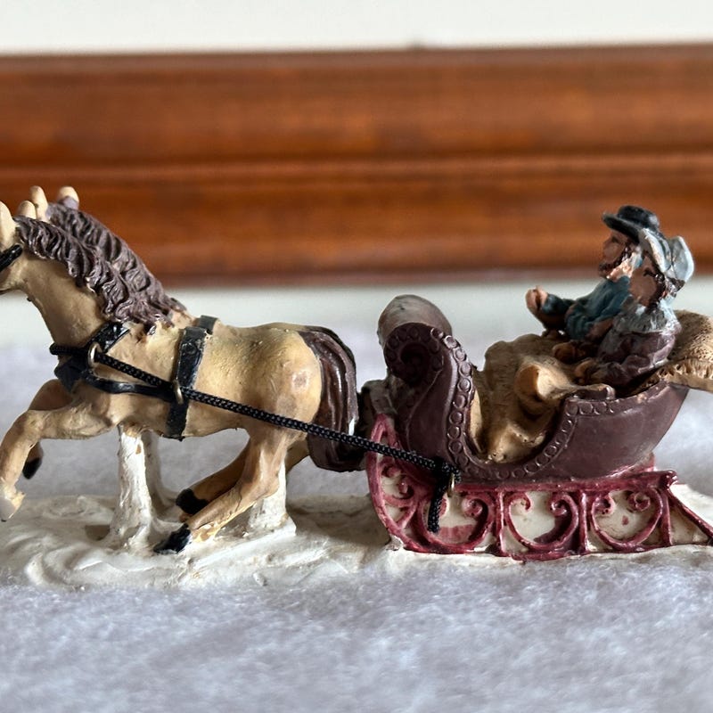 Horse Drawn Sleigh - Etsy