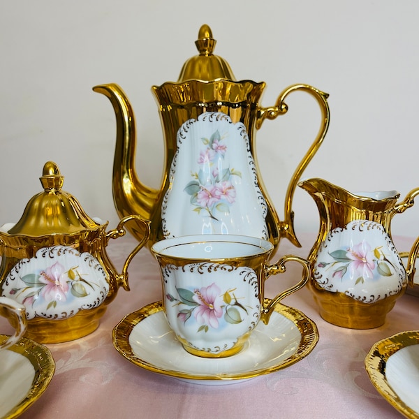Bavaria Gold Tea Set - Etsy