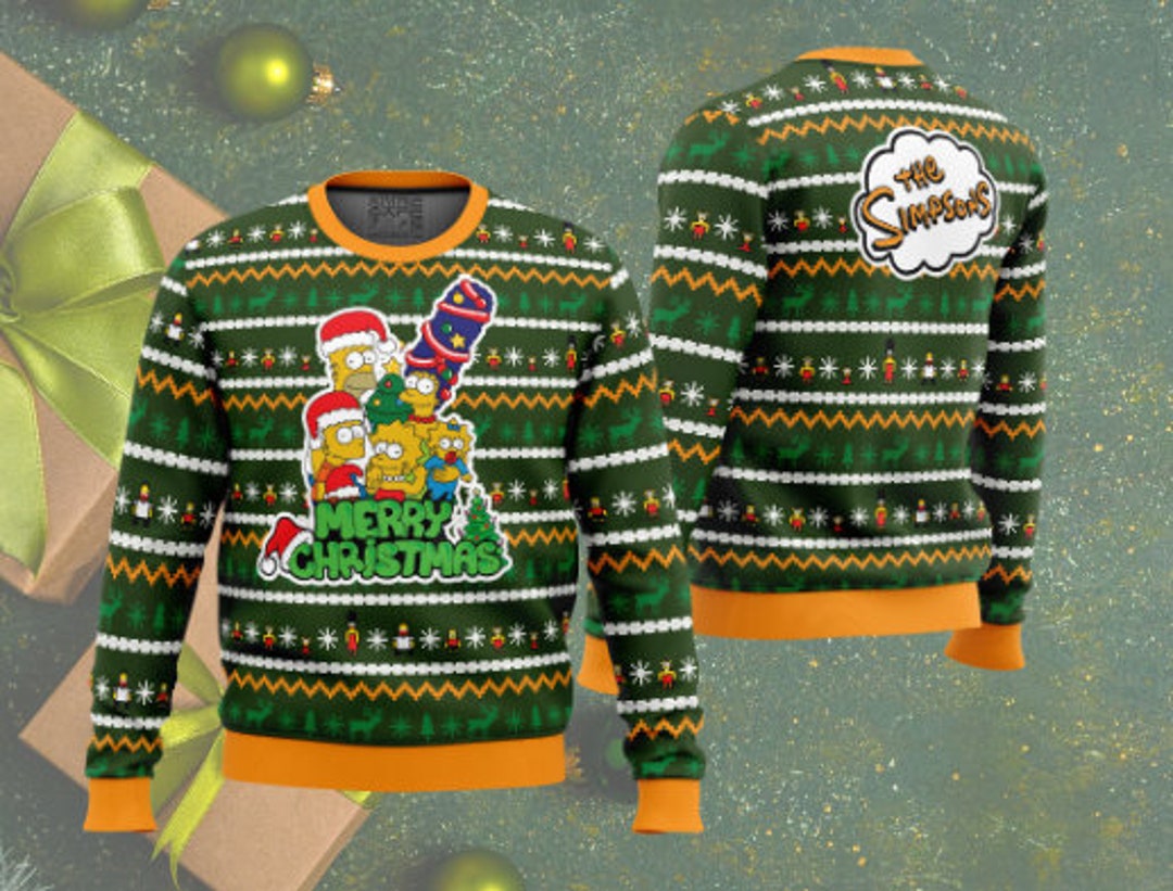 Family Tradition the Simpsons Ugly Unisex Christmas Sweater - Etsy