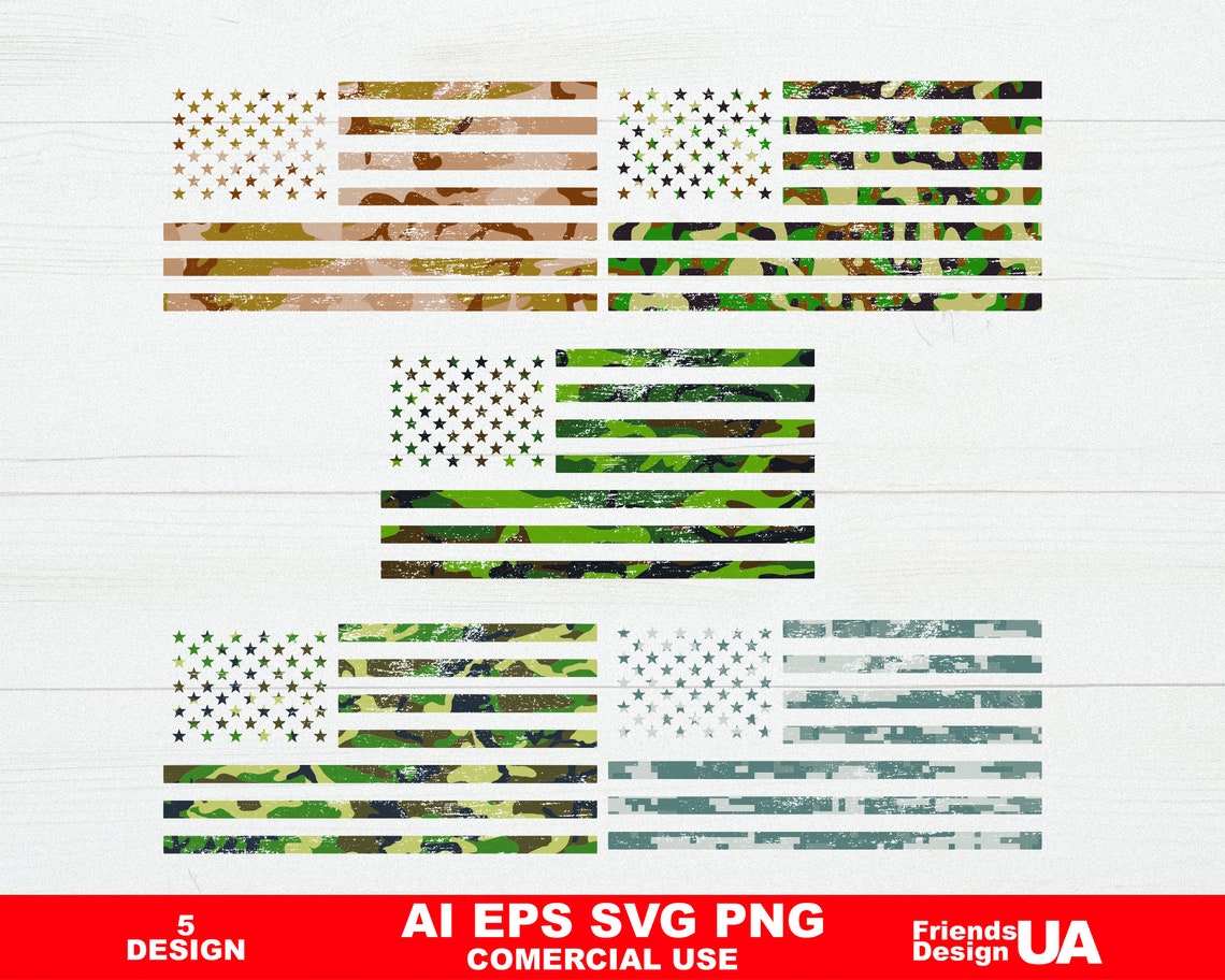 American Military Flag Svg, Us Flag Svg, USA Flag Clipart, US Flag ...