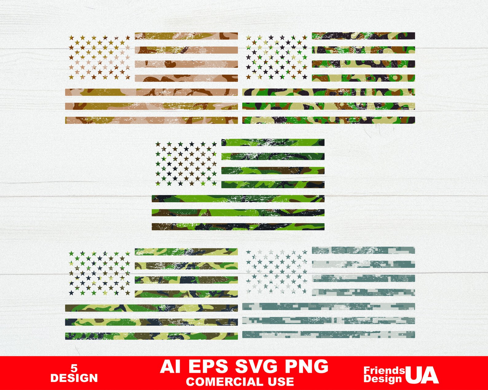 American Military Flag Svg, Us Flag Svg, USA Flag Clipart, US Flag ...