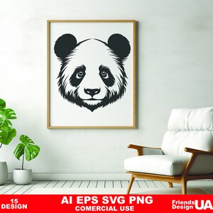 Panda Head SVG, Cute Panda Head SVG, Panda Face PNG, Cute Panda Svg ...