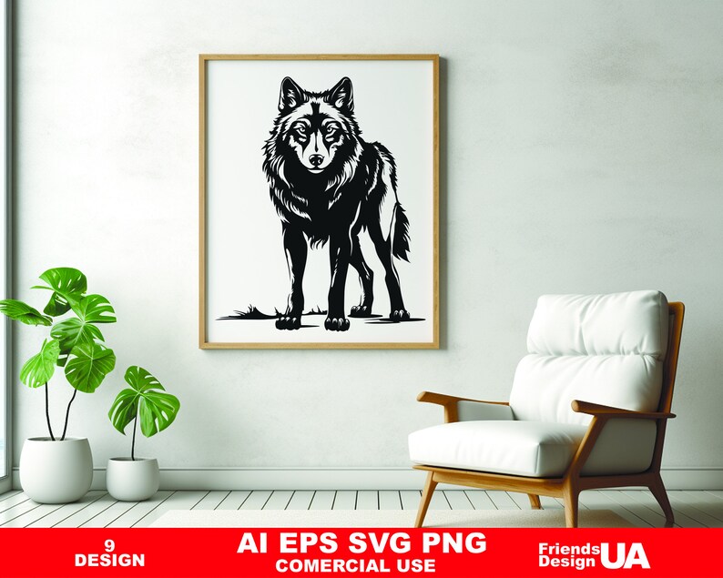 Wolf SVG, Wolf Clipart, Wild Wolf PNG, Howling Wolf, Cut File for ...