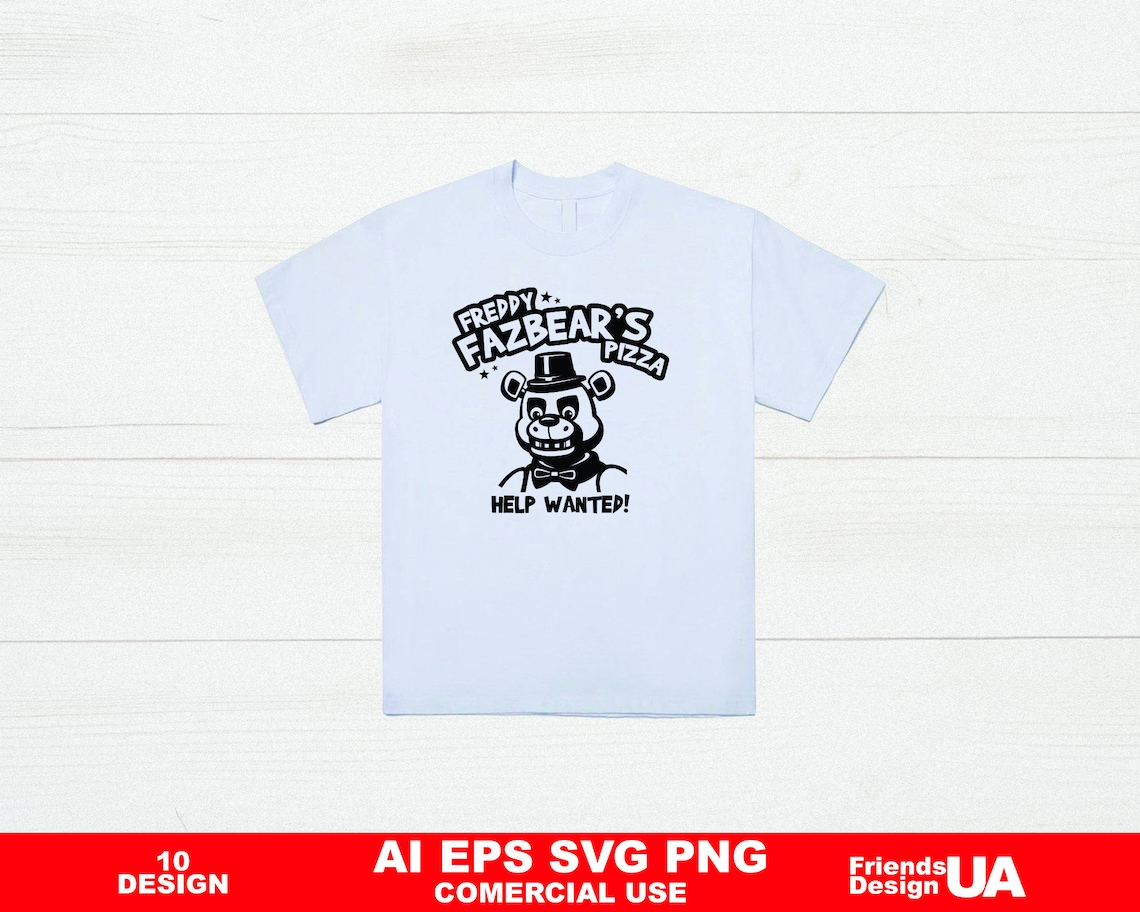 Fnaf Svg, Five Nights at Freddy's Set, Freddy's Svg, Freddy Fazbear's ...