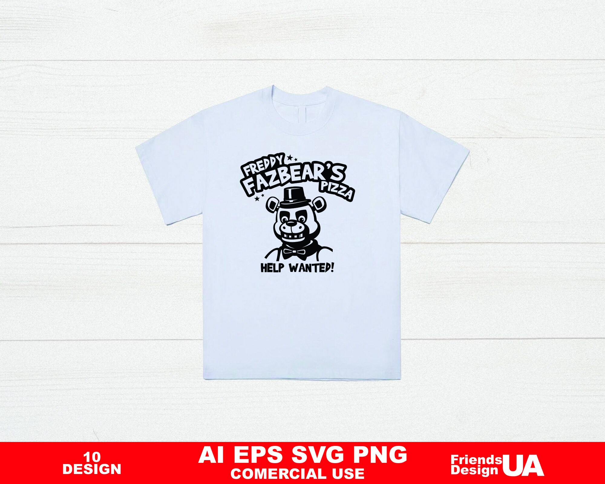 Fnaf Svg, Five Nights at Freddy's Set, Freddy's Svg, Freddy Fazbear's ...