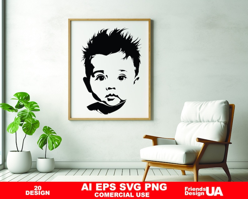 Baby Face SVG, Newborn SVG, Kids Clipart, Cute Baby Svg, Child Face SVG ...