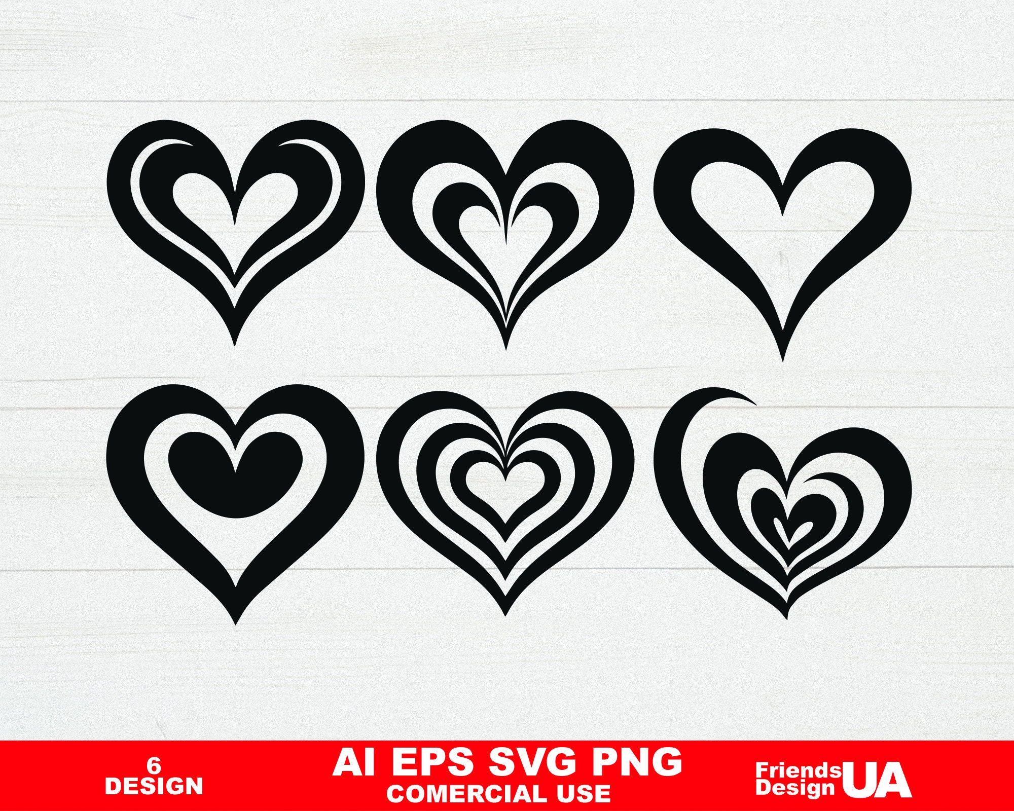 Line Heart SVG Bundle , HEART Doodle Svg, Heart Svg Cut Files for ...