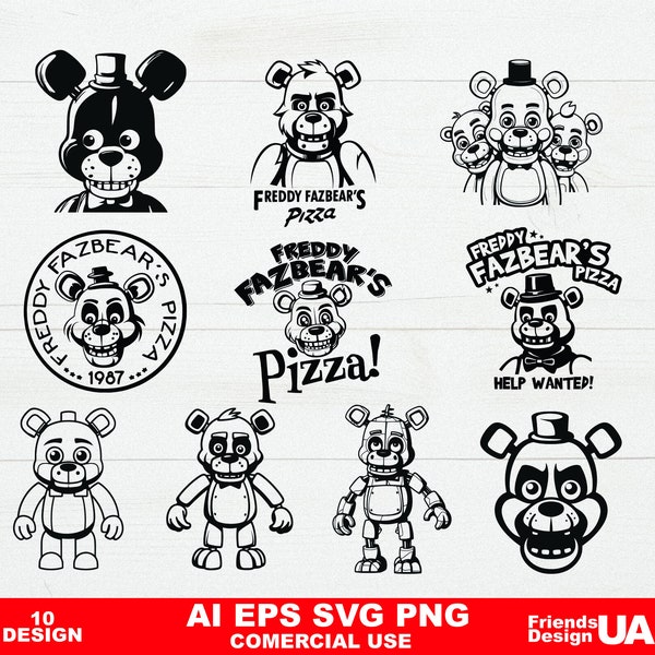 Five Nights at Freddy Dtf - Etsy