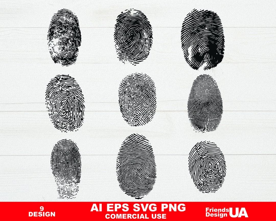 Fingerprint SVG, Fingerprint PNG, Fingerprint Cricut, Fingerprint ...