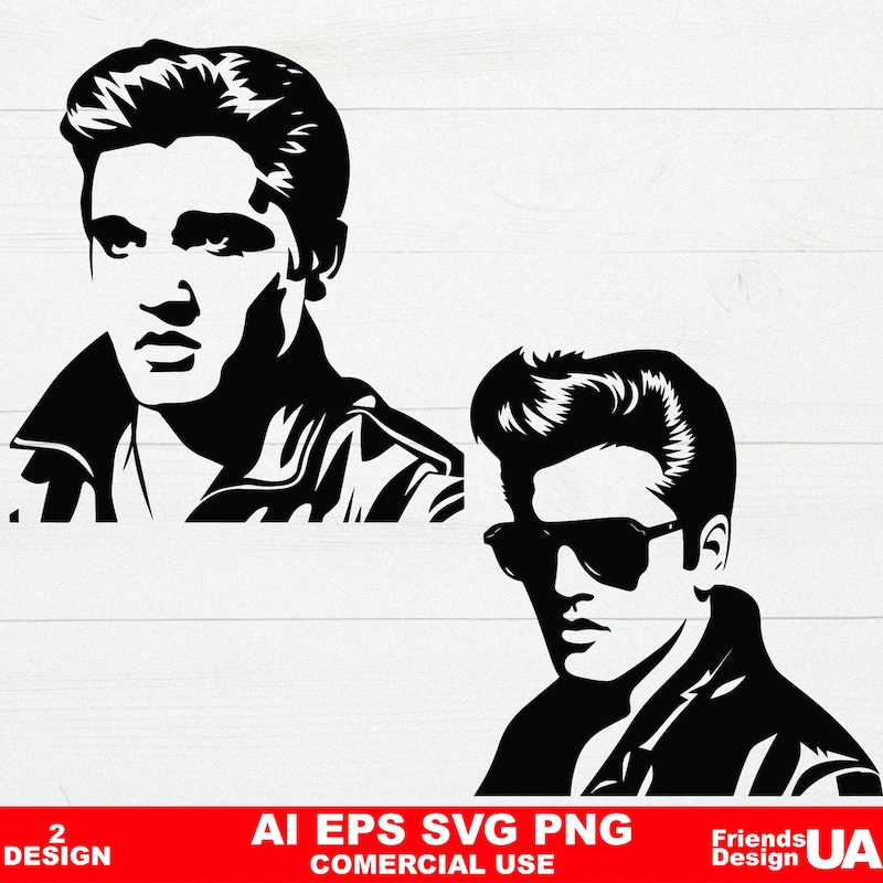 Elvis Presley Svg - Etsy