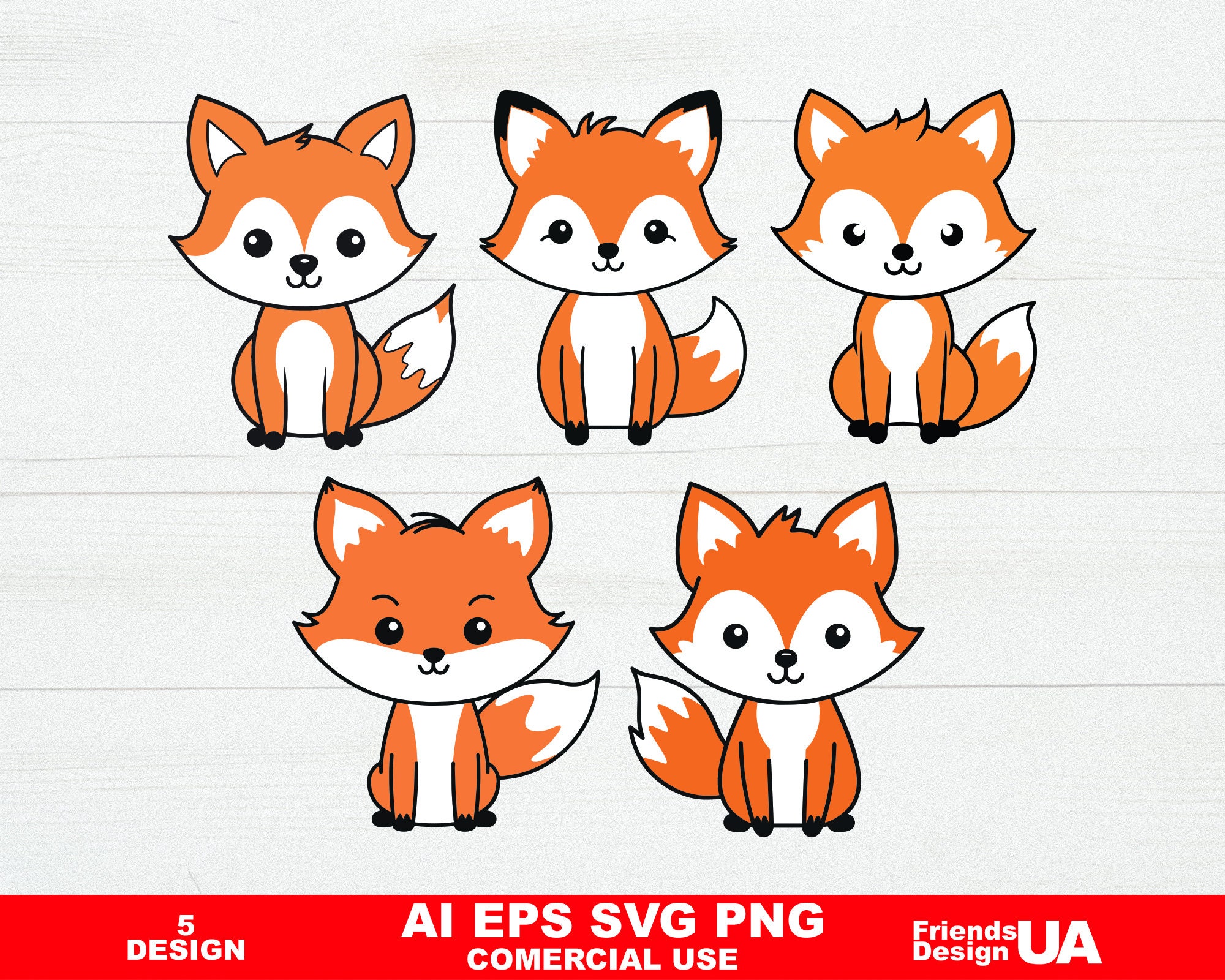 Baby Fox Svg, Fox Svg, Animal Svg, Baby Shower Kids Shirt Svg, Split ...