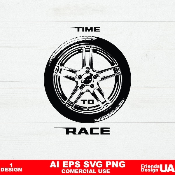 Racing Wheel Svg - Etsy