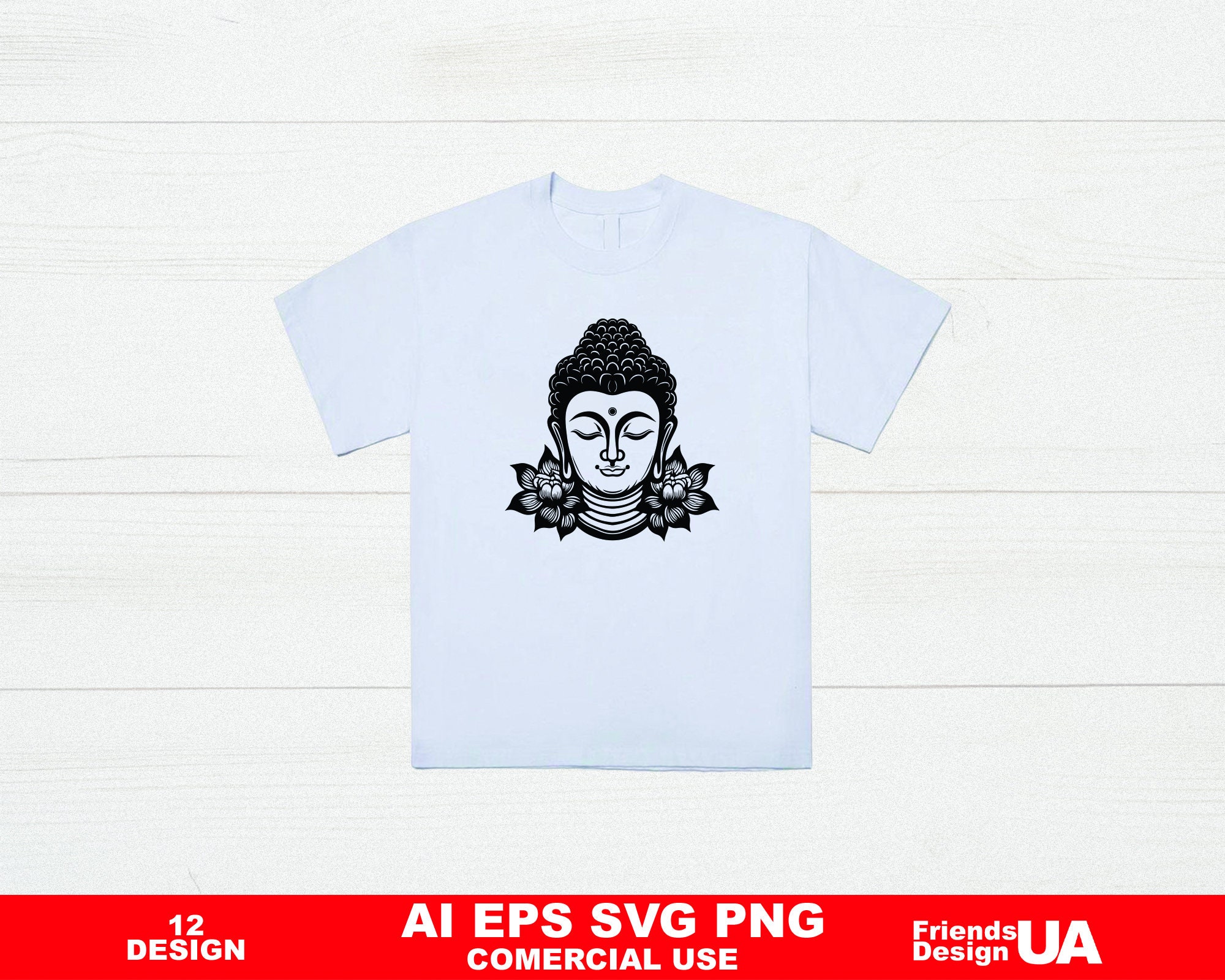 Buddha SVG Bundle, Buddha Png, Buddha Eps, Buddha Vector, Cut Files for ...