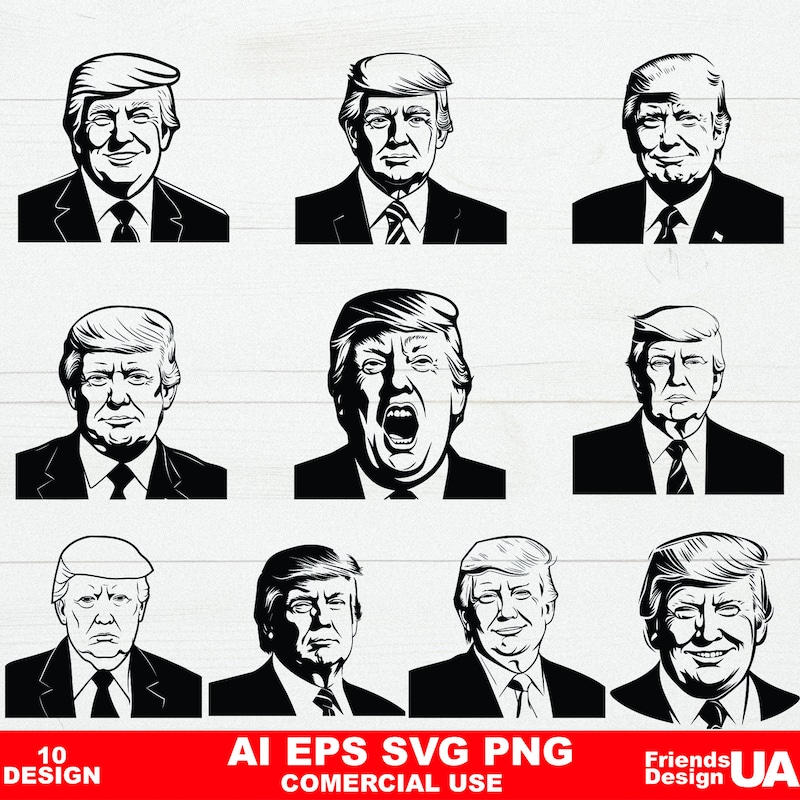 Trump Svg - Etsy