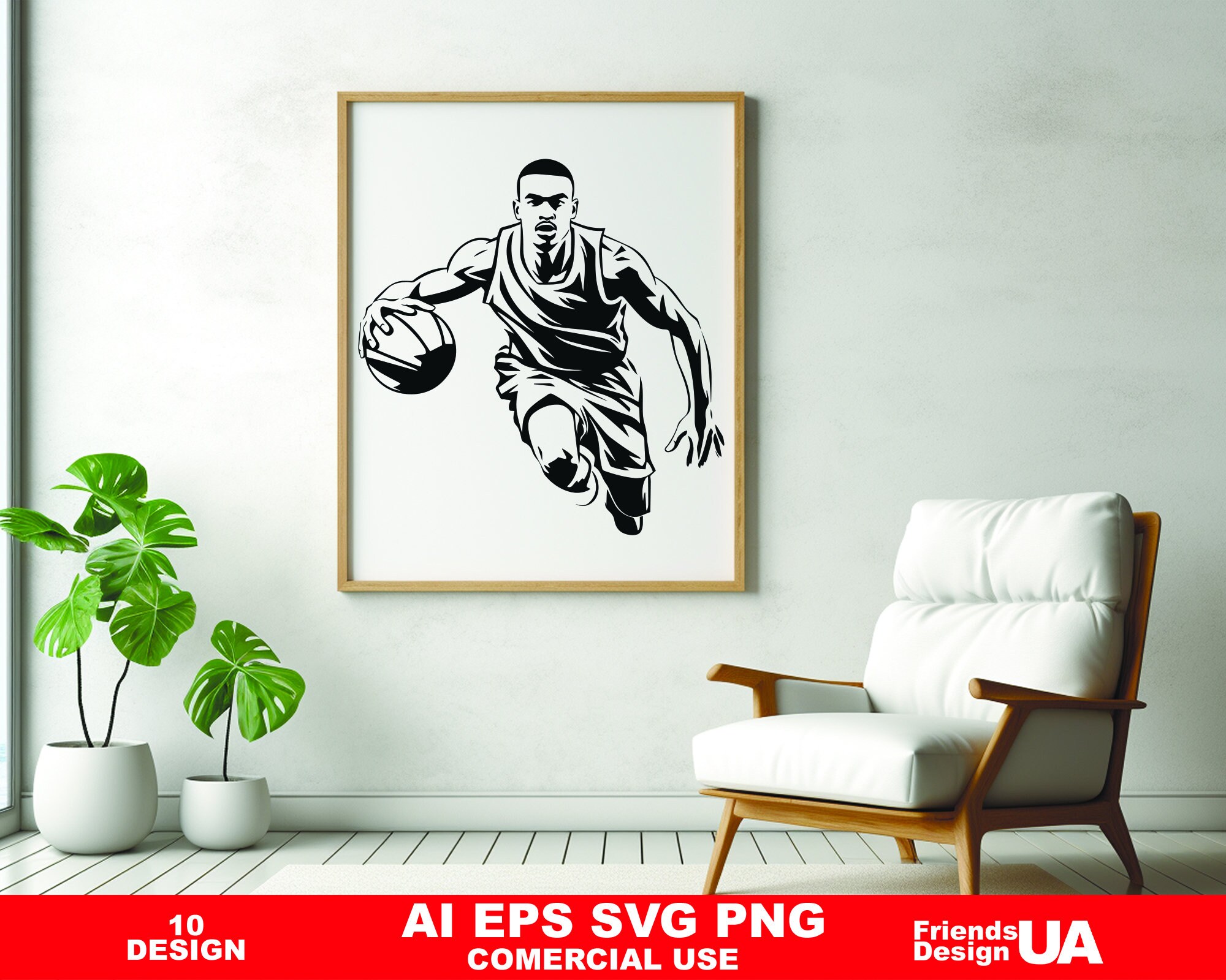 Basketball Player Svg Pack, Basketball Player Clipart, Game Ball SVG ...