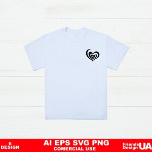 Line Heart SVG Bundle , HEART Doodle Svg, Heart Svg Cut Files for ...